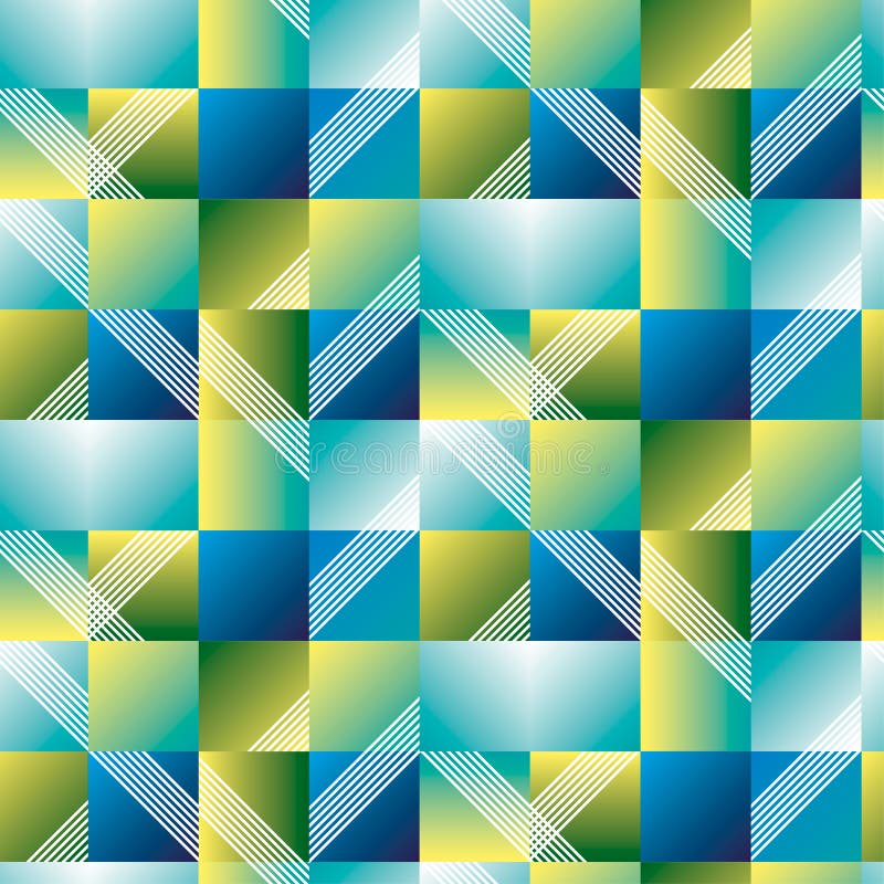 Abstract Geometry Seamless Pattern for Surface Design. Vector Il Stock ...