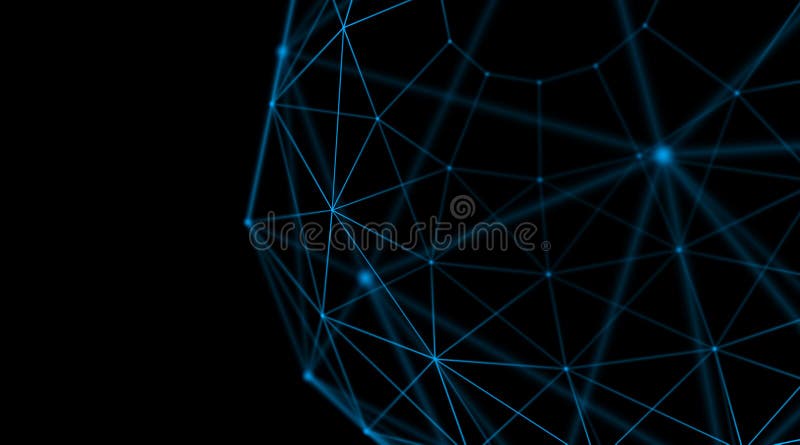 Abstract Geometry Surfaces, Lines and Points Background, Used As ...