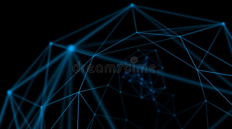 Abstract Geometry Surfaces, Lines and Points Background, Used As ...