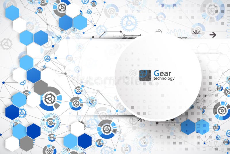 Abstract Geometry Technology Background. Stock Vector - Illustration of ...