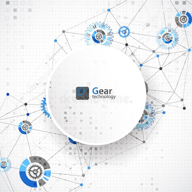 Abstract Geometry Technology Background. Stock Vector - Illustration of ...