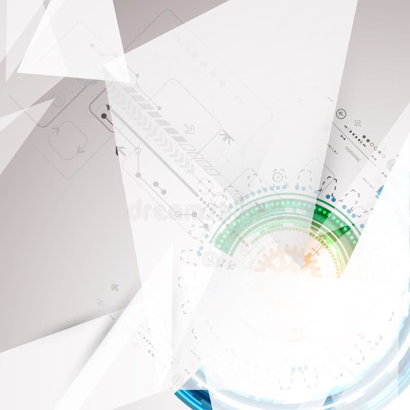 Abstract Geometry Technology Background. Stock Vector - Illustration of ...