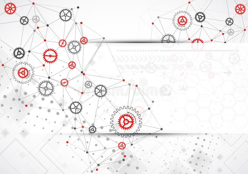 Abstract Geometry Technology Background. Stock Vector - Illustration of ...