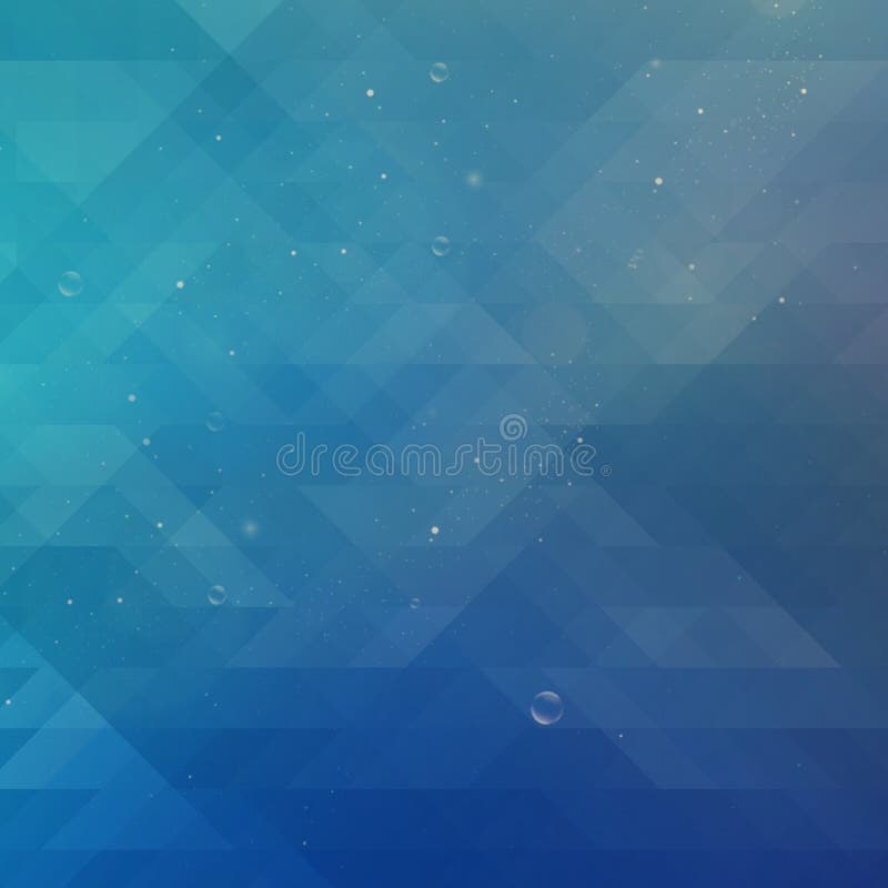 Abstract Geometry Triangles Bright Colorful Blue Pattern Stock ...