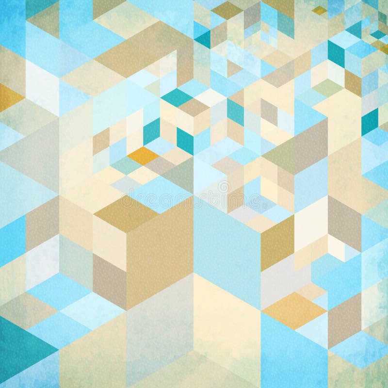 Abstract Geometry Vector Blue Background Stock Vector - Illustration of ...