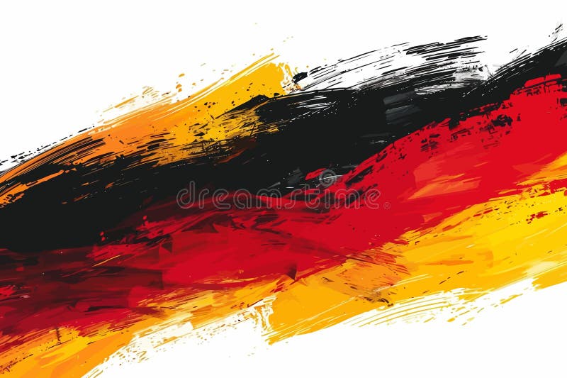 Abstract German Flag Stock Image Isolated Vector Style Stock Vector ...