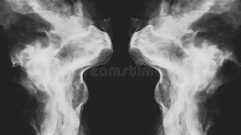 Abstract Ghostly Texture with Double Image Effect for Creative ...