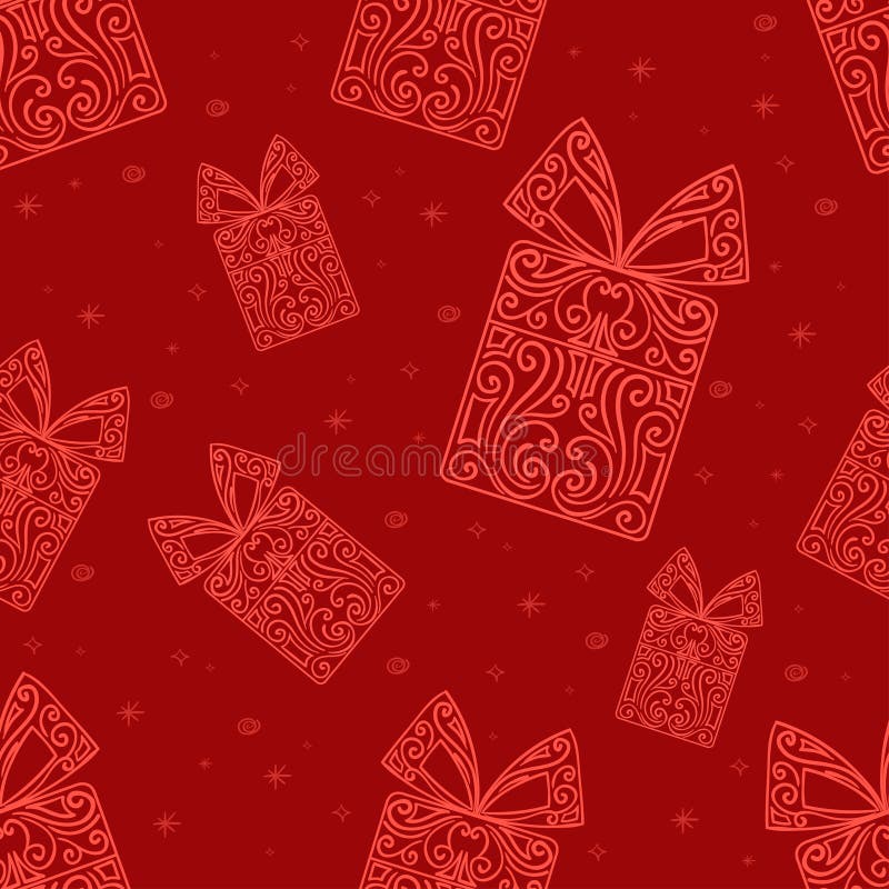 Abstract Gift Pattern stock vector. Illustration of christmas - 47837580