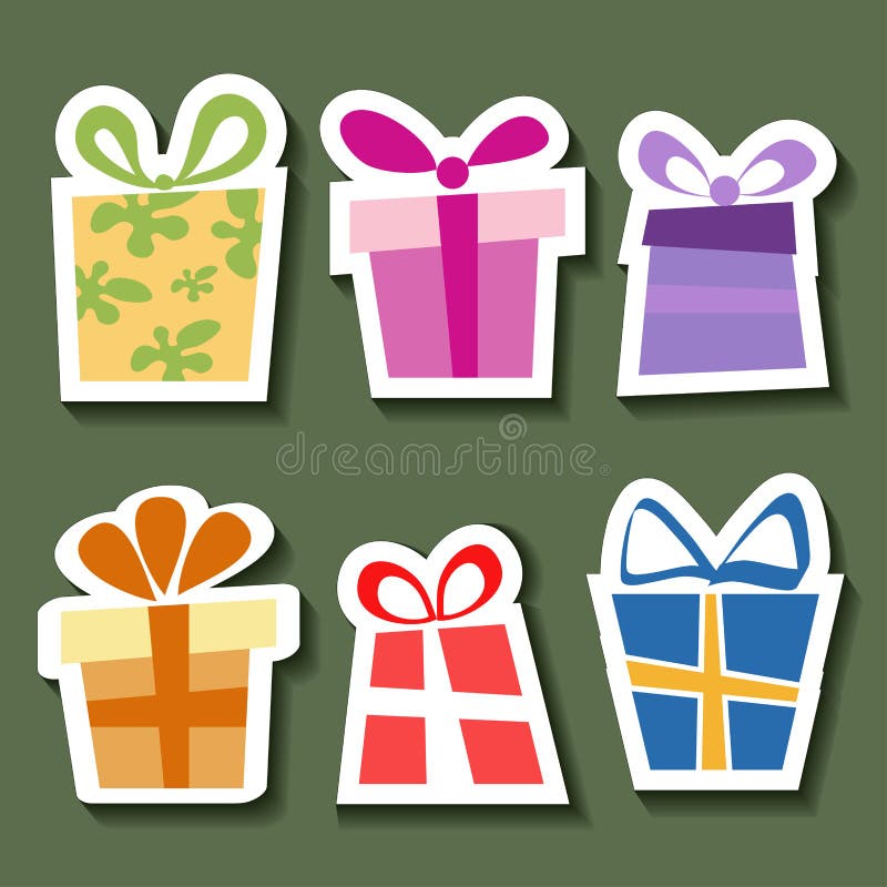 Gifts box cartoon. stock vector. Illustration of symbol - 27306382
