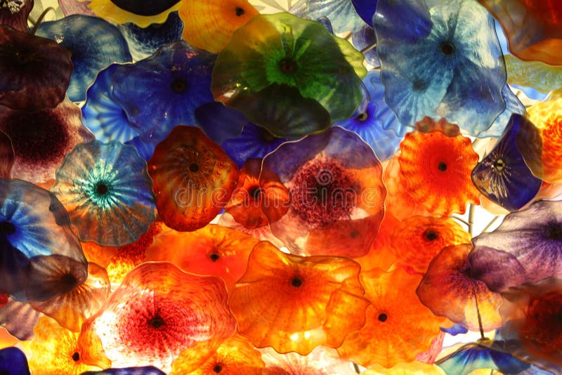 Abstract art of glass editorial photography. Image of display - 7593342