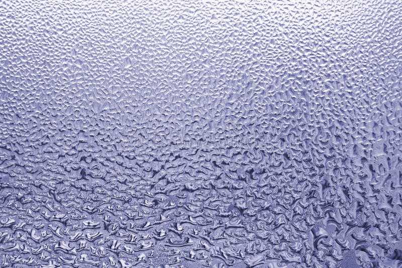 Abstract Glass Background with Natural Water Condensation. Design ...