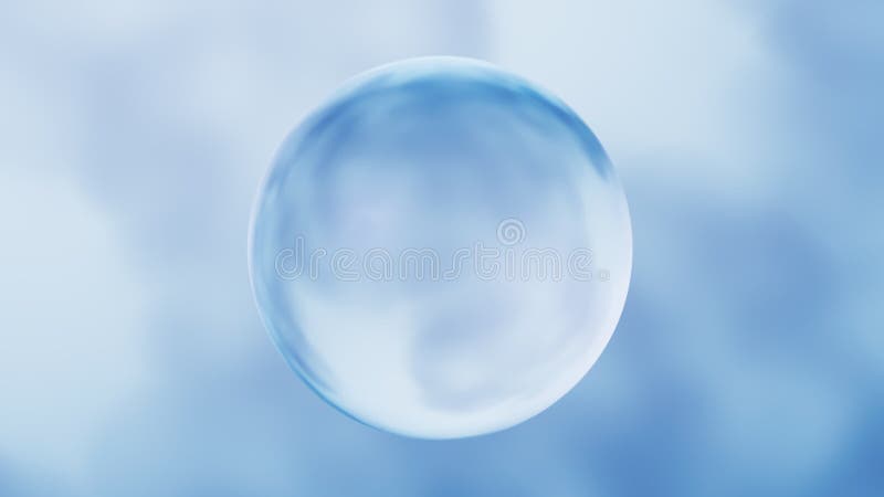 Abstract Glass Ball Background, 3d Rendering Stock Footage - Video of ...