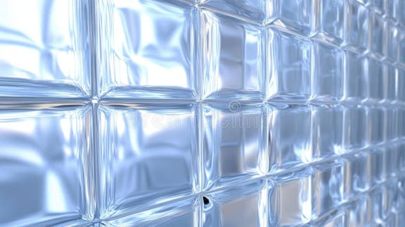 Abstract Glass Block Wall Texture Stock Photo - Image of building ...