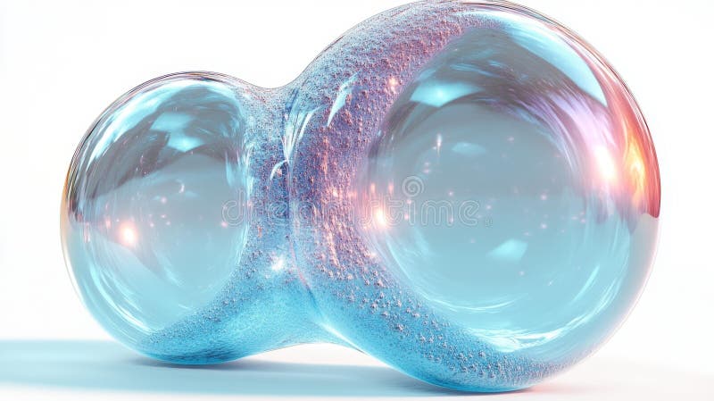 Abstract Glass Bubble Structure Generative AI Stock Illustration ...