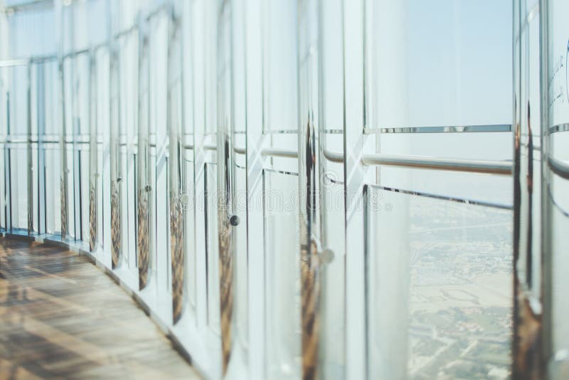 Abstract Glass and Chrome Office Interior Background with Sun Ra Stock ...