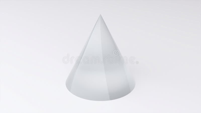 Abstract glass cone stock illustration. Illustration of poster - 280352173