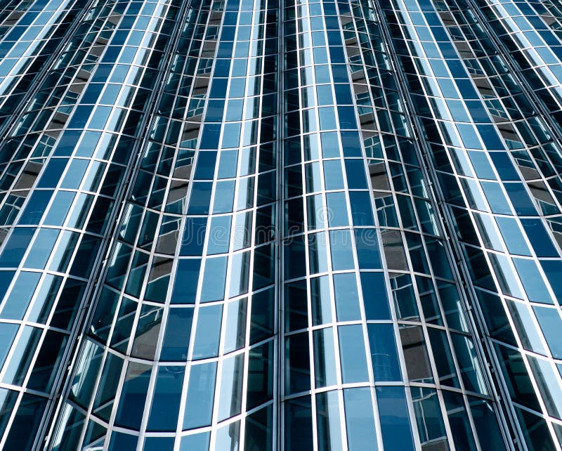 Abstract glass facade stock photo. Image of futuristic - 25098838