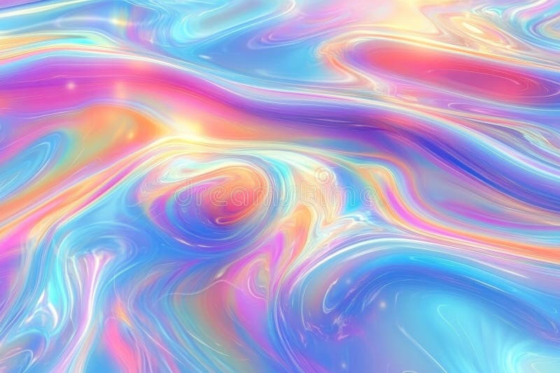 An Abstract Glass Figure with a Spectrum of Refracted Colors Stock ...