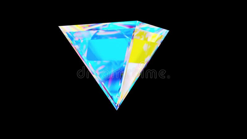 Abstract Glass Pyramid Shape Stock Illustration - Illustration of ...