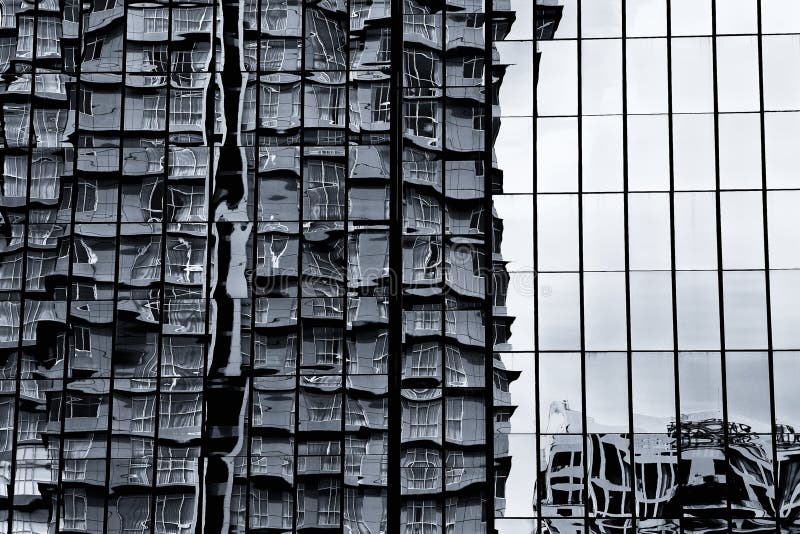 Reflection on the building stock photo. Image of shot - 97425824