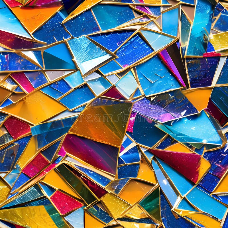 1244 Abstract Glass Shards: a Dynamic and Captivating Background ...