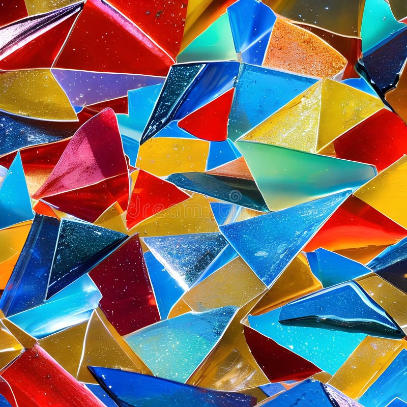 1244 Abstract Glass Shards: a Dynamic and Captivating Background ...