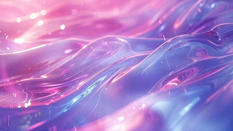 Abstract Glassy Waves with Light Reflections and Pastel Tones Stock Photo - Image of smooth ...