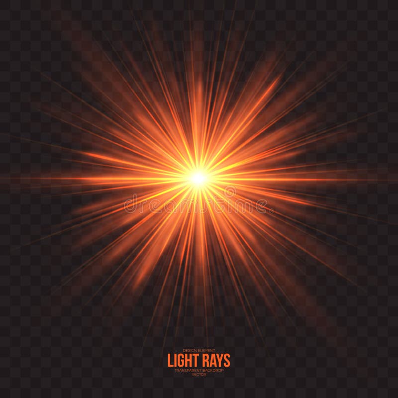 Abstract Gleaming Light Rays Vector Background Stock Vector ...