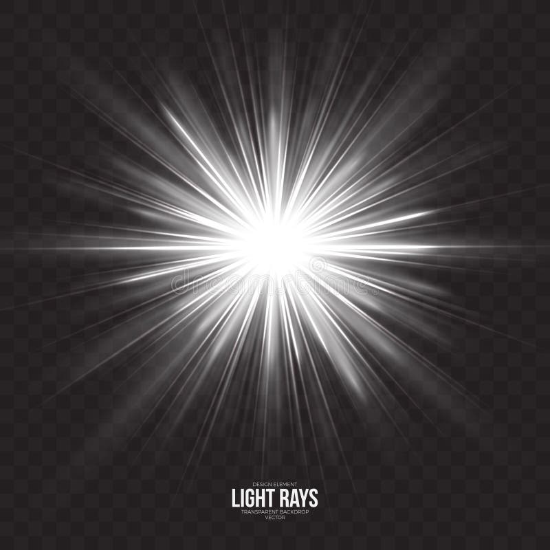 Abstract Gleaming Light Rays Vector Background Stock Vector ...