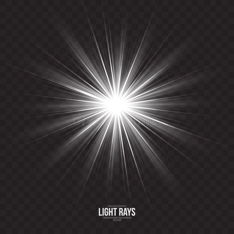 Abstract Gleaming Light Rays Vector Background Stock Vector ...