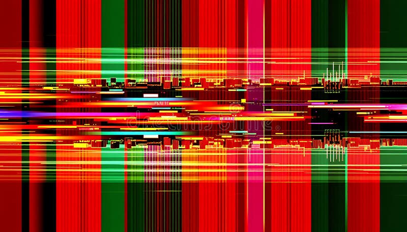 Abstract Glitch Art Texture, Digital Distortion Effect, Stock Photo ...