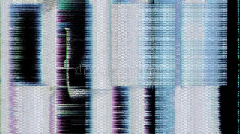Abstract Glitch Background. Pixelated Texture. Digital Errors on the ...