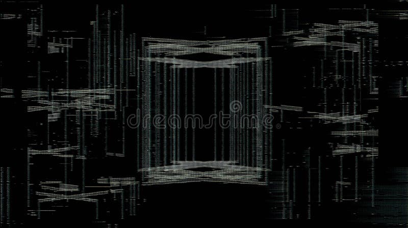 Abstract Glitch Background. Pixelated Texture. Digital Errors on the ...