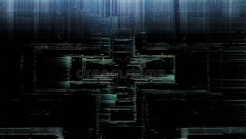 Abstract Glitch Background. Pixelated Texture Stock Illustration ...