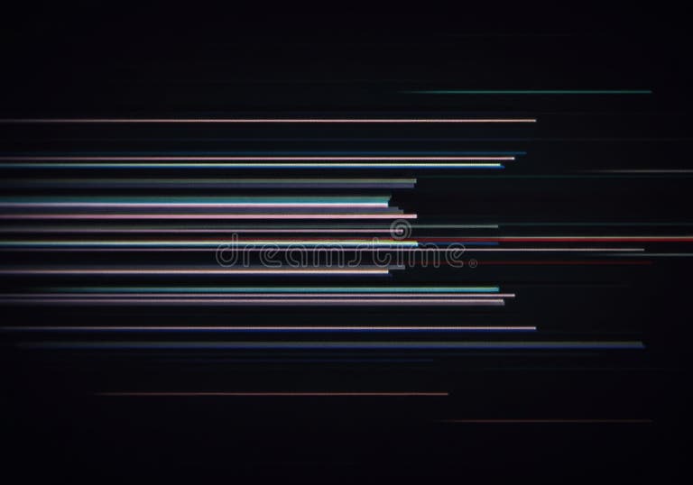 Abstract Glitch Effect Background with Horizontal Lines Stock ...
