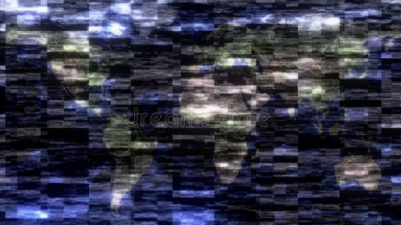 Abstract Glitch Geometric Displacement Effect Sci-fi Glitch Business ...