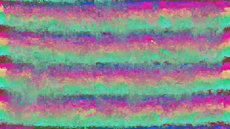 Abstract Glitch Psychedelic Texture Seamless Loop Pattern. VFX Fractal ...