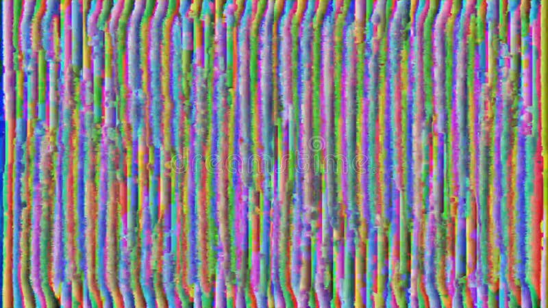 Abstract Glitch Psychedelic Texture Seamless Loop Pattern. VFX Fractal ...