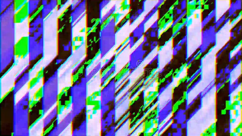 Abstract Glitch Psychedelic Texture Seamless Loop Pattern. VFX Fractal ...