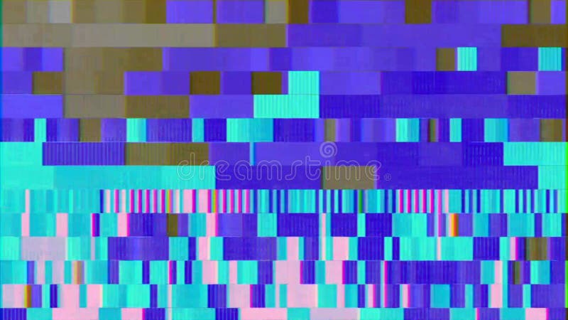Abstract Glitch Psychedelic Texture Seamless Loop Pattern. VFX Fractal ...