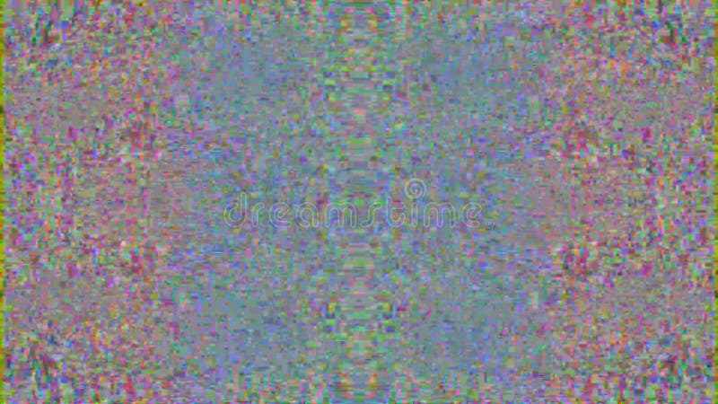 Abstract Glitch Psychedelic Texture Seamless Loop Pattern. VFX Fractal ...