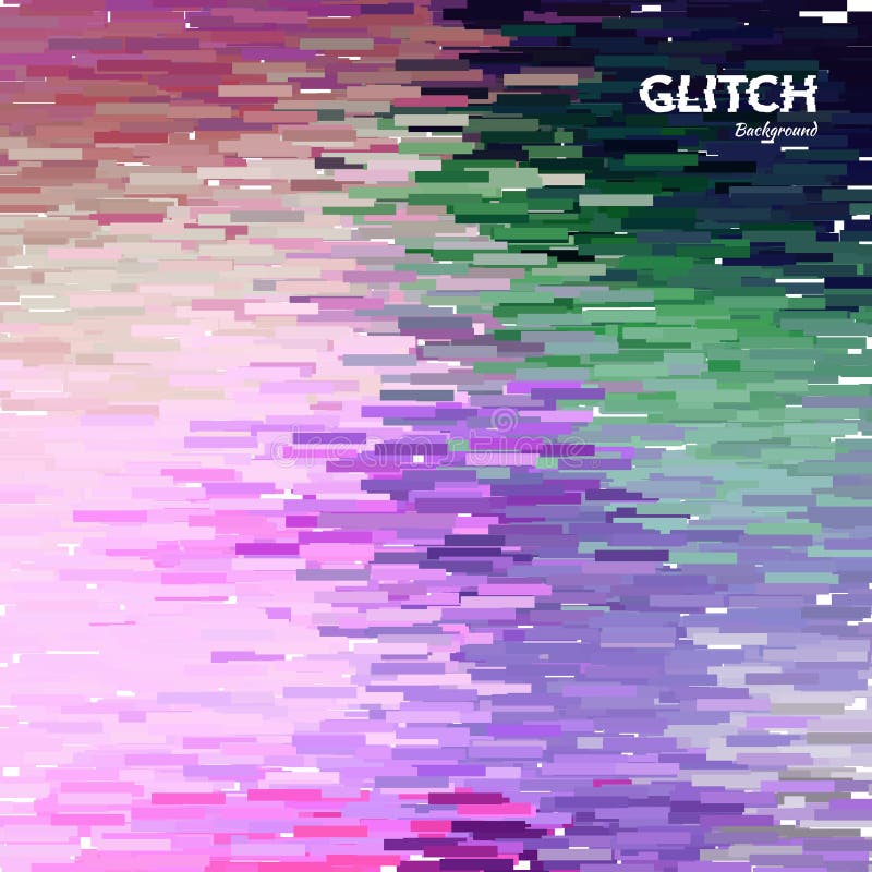 Abstract Glitch Textured Background. Corrupted Vector Image Stock ...