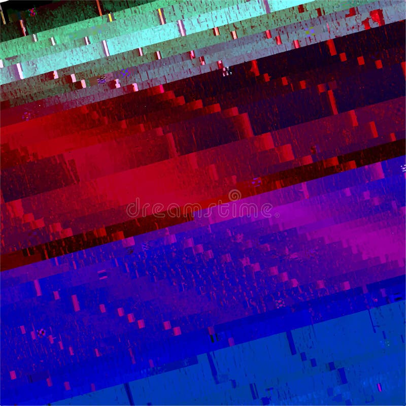 Abstract Glitched Background Stock Vector - Illustration of chaos ...