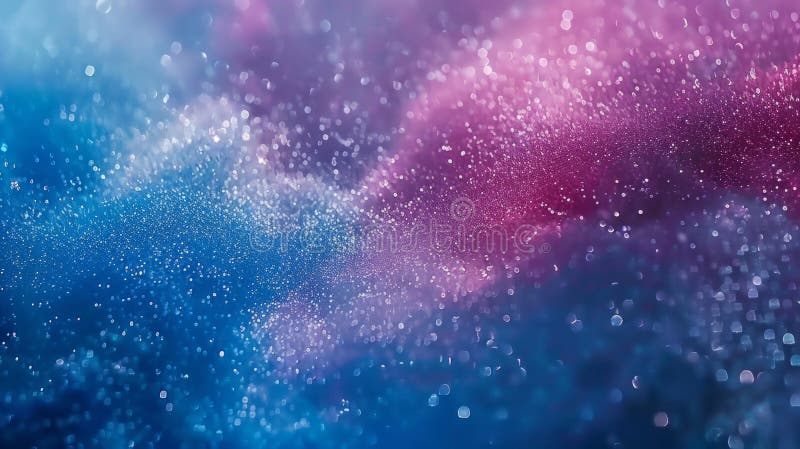 Abstract Glitter Background: Blue, Pink, Sparkle Texture, Bokeh Effect ...