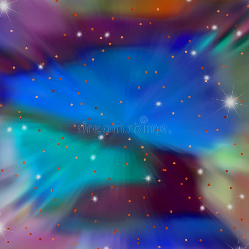 Abstract Glitter Dark Blue Blurring Shiny Distorted Chromatic Dynamic ...