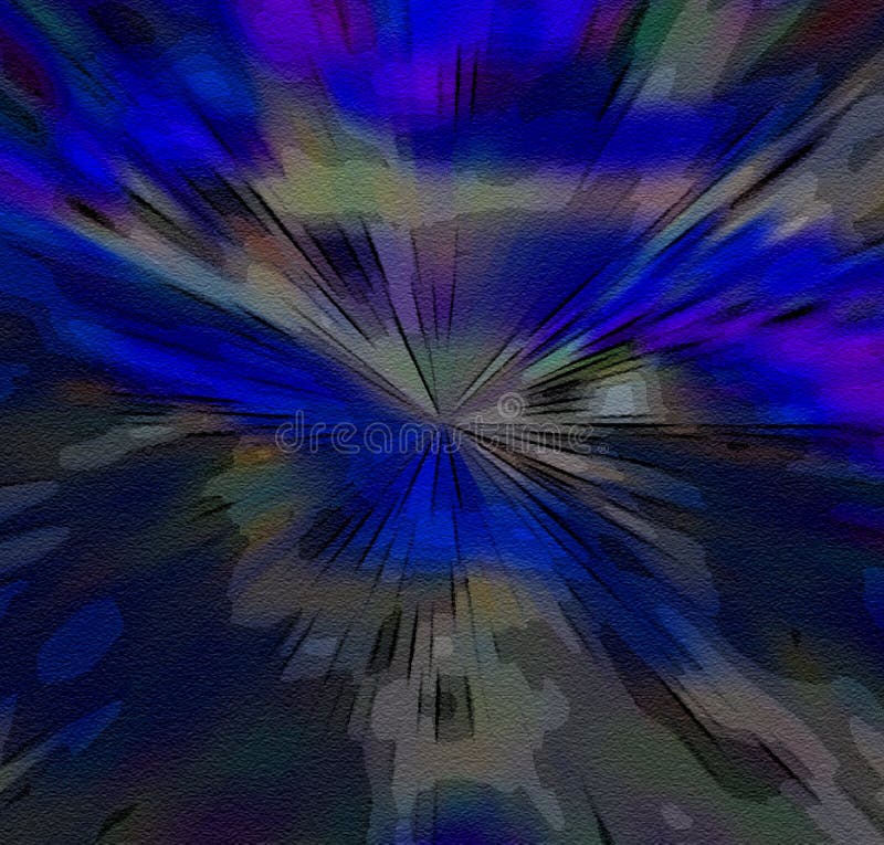 Abstract Glitter Dark Blue Blurring Shiny Distorted Chromatic Dynamic ...