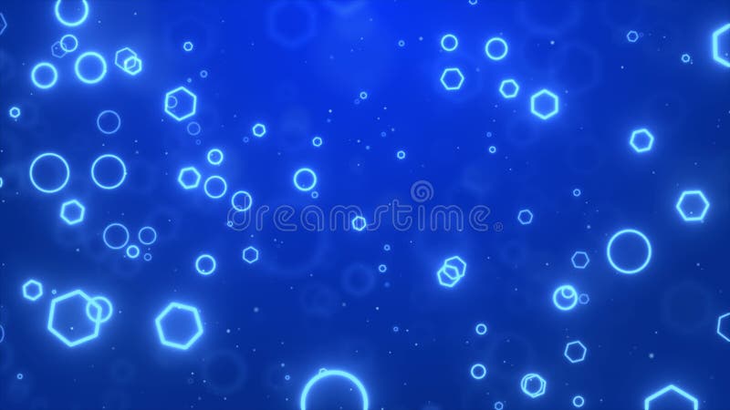 4K 3D Abstract Glitter Dust Sparkling Magical Dust Blue Particles ...