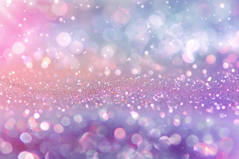 Abstract Glitter Sparkle Light Background Featuring Soft Lavender and ...