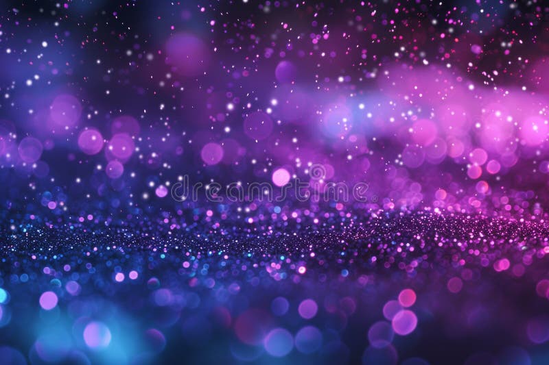 Abstract Glitter Sparkle Light Background with a Mystical Violet and ...