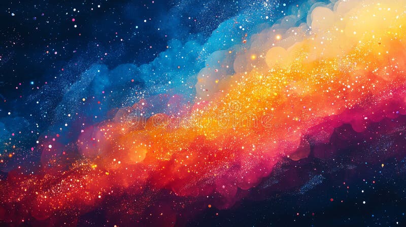 Abstract Glitter Texture with Soft Firework Effects for Celebration ...